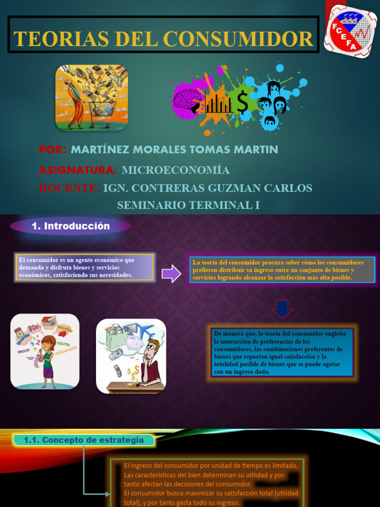 Teorias Del Consumidor | PDF | Utilidad | Utilidad marginal