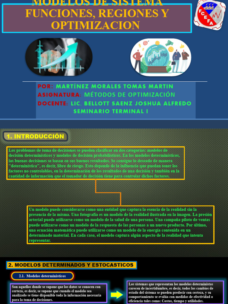 M.O. - Bolo N°9 Modelo de Sistema Funciones Regiones y Optimizacion | PDF | Teoría de juego ...