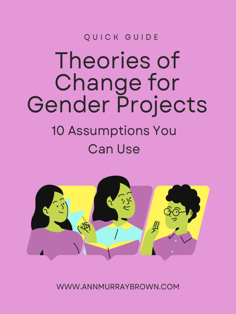 Theory of Change Assumptions For Gender Projects 1720012589 | PDF ...