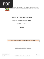 Creative Grade 5 Project 2025 | PDF