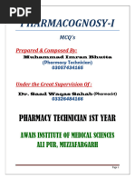 ALL PAST PAPERS Pharmacy Technician Final | PDF