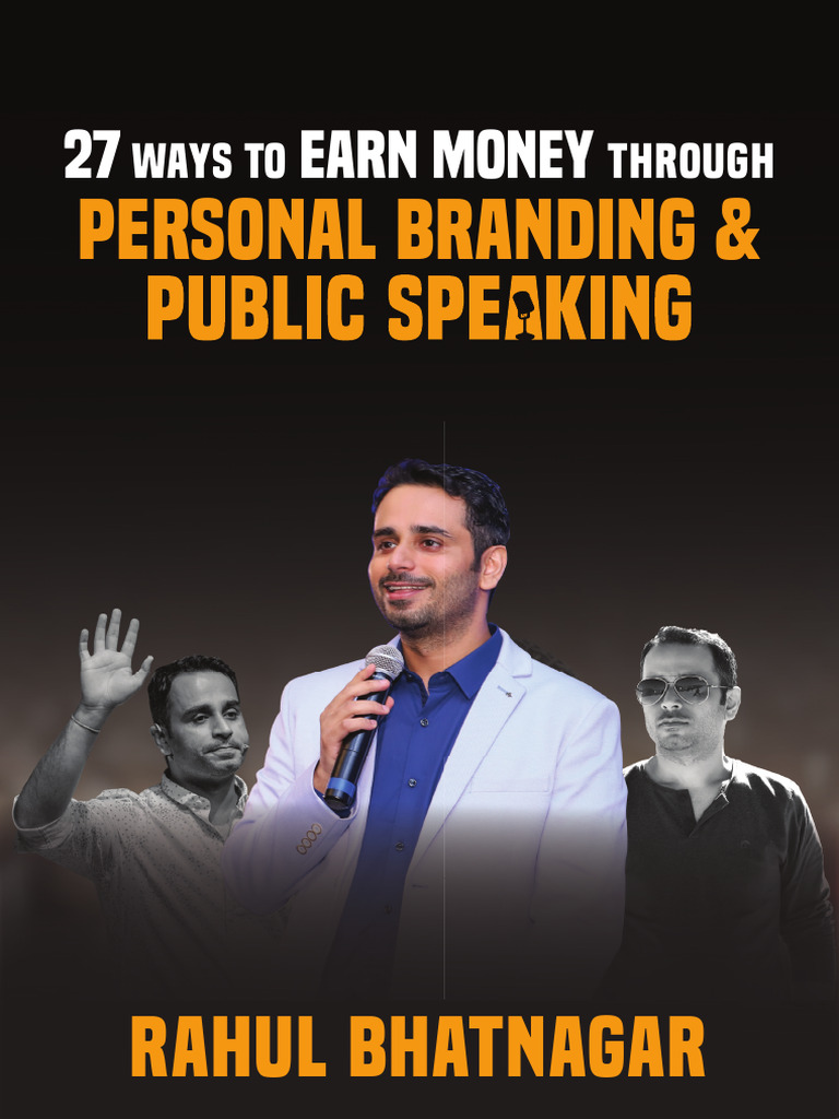 27 Ways To Earn Money Through Personal Branding & Public Speaking | PDF ...