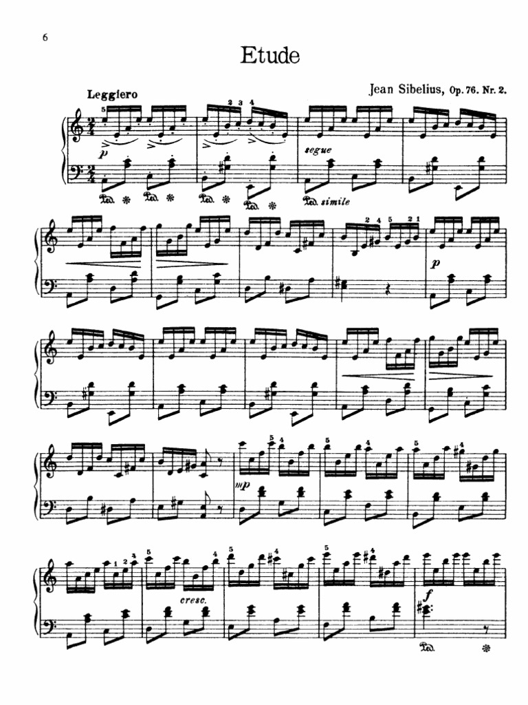 Sibelius Op. 76 n.2 | PDF