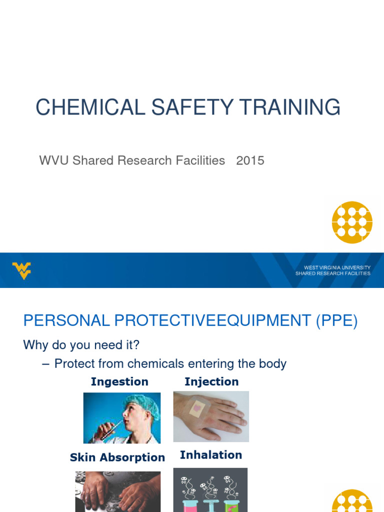 Chem Safety Training Pdf Personal Protective Equipment Waste