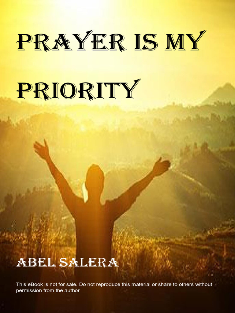 Prayer Is My Priority | PDF | Prayer | Lord's Prayer