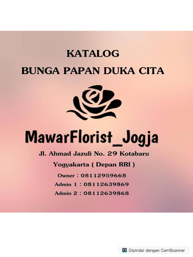 Katalog Bunga Papan Duka Cita-1 | PDF