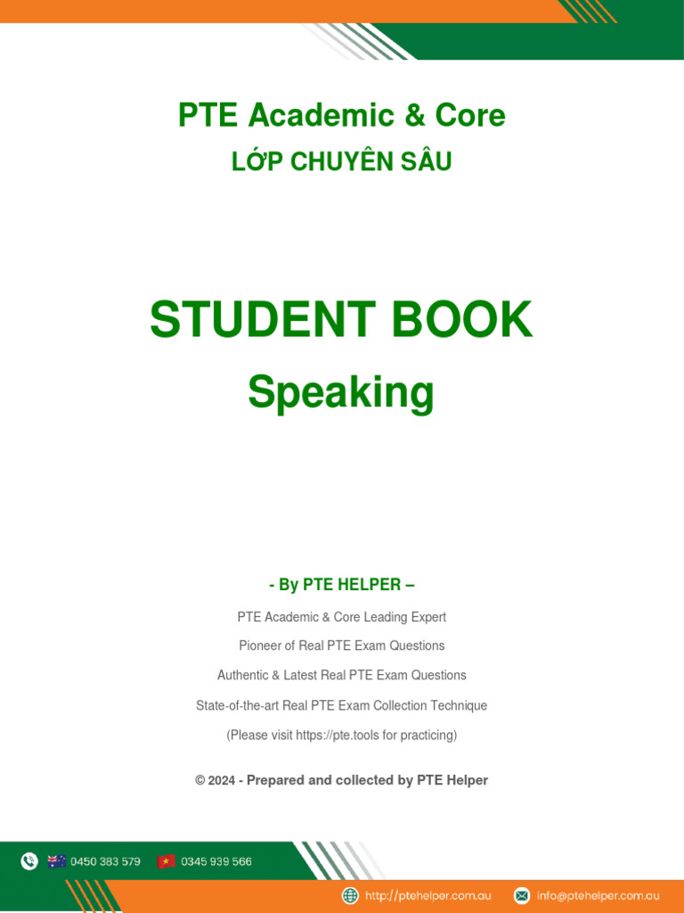 (PTE Helper) Advanced Plus 1 Speaking - Student Book | PDF