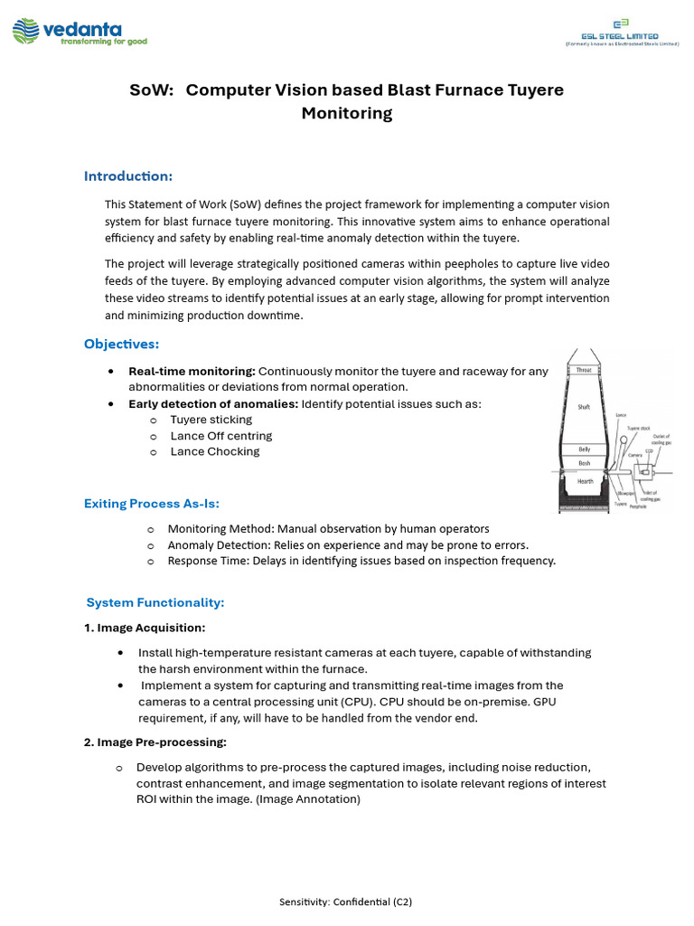 Computer Vision for Tuyere Monitoring | PDF | Computer Vision | Deep ...