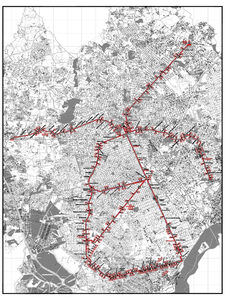 Mapa Velocidades Canaletas Brt | PDF