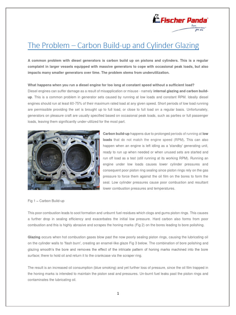 Carbon Build-Up and Cylinder Glazing | PDF | Piston | Engines