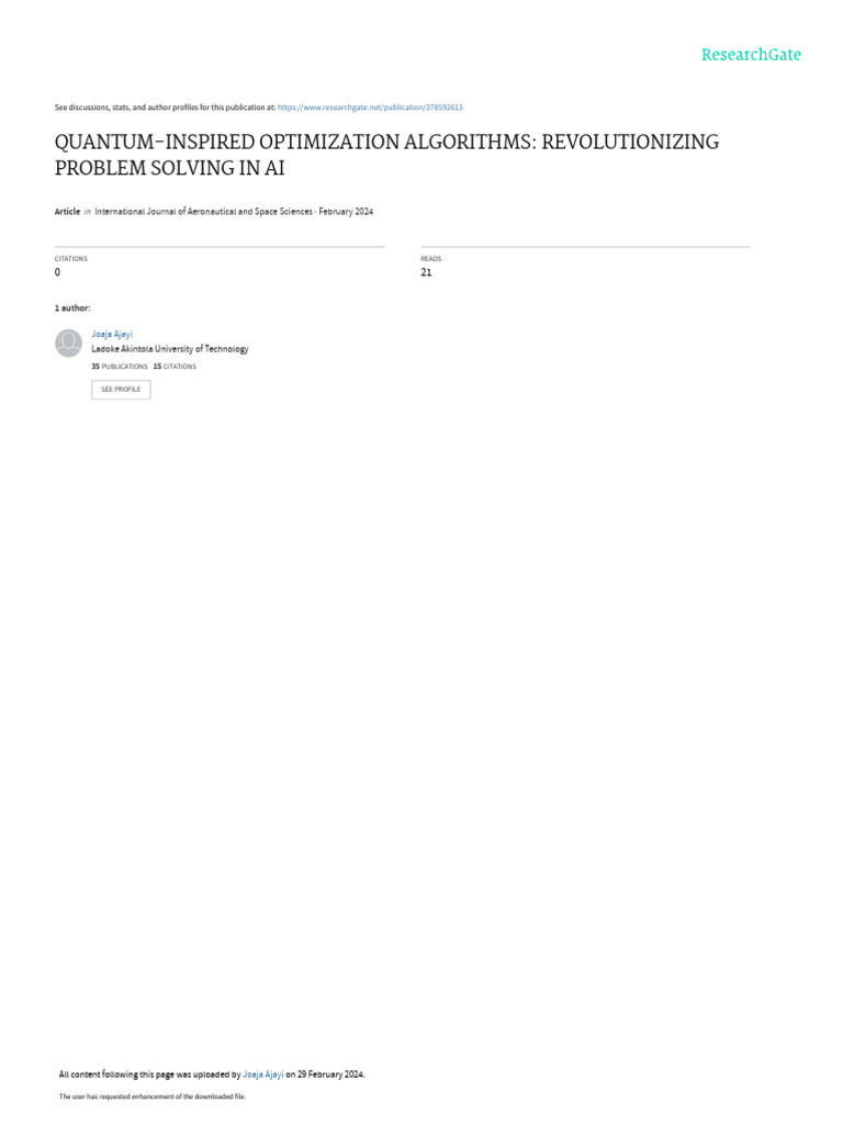 Quantum | PDF | Quantum Computing | Mathematical Optimization Quantum | PDF | Quantum Computing | Mathematical Optimization