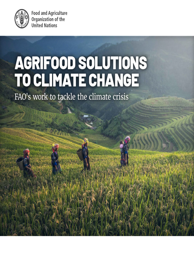 Agrifood Solutions To Climate Change Pdf Climate Change Climate