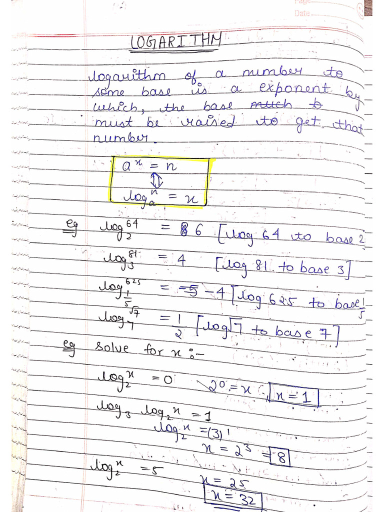 LOGARITHM | PDF