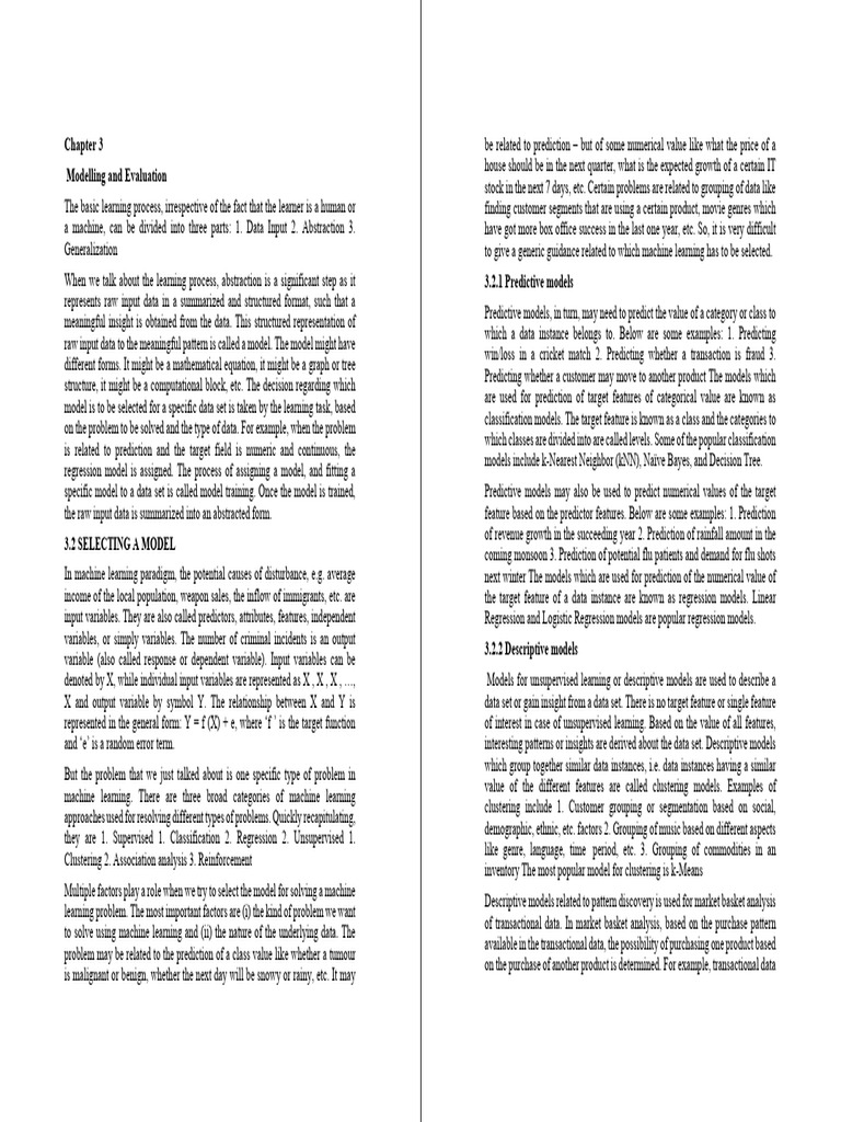 ML Unit2 | PDF | Cross Validation (Statistics) | Dependent And Independent Variables