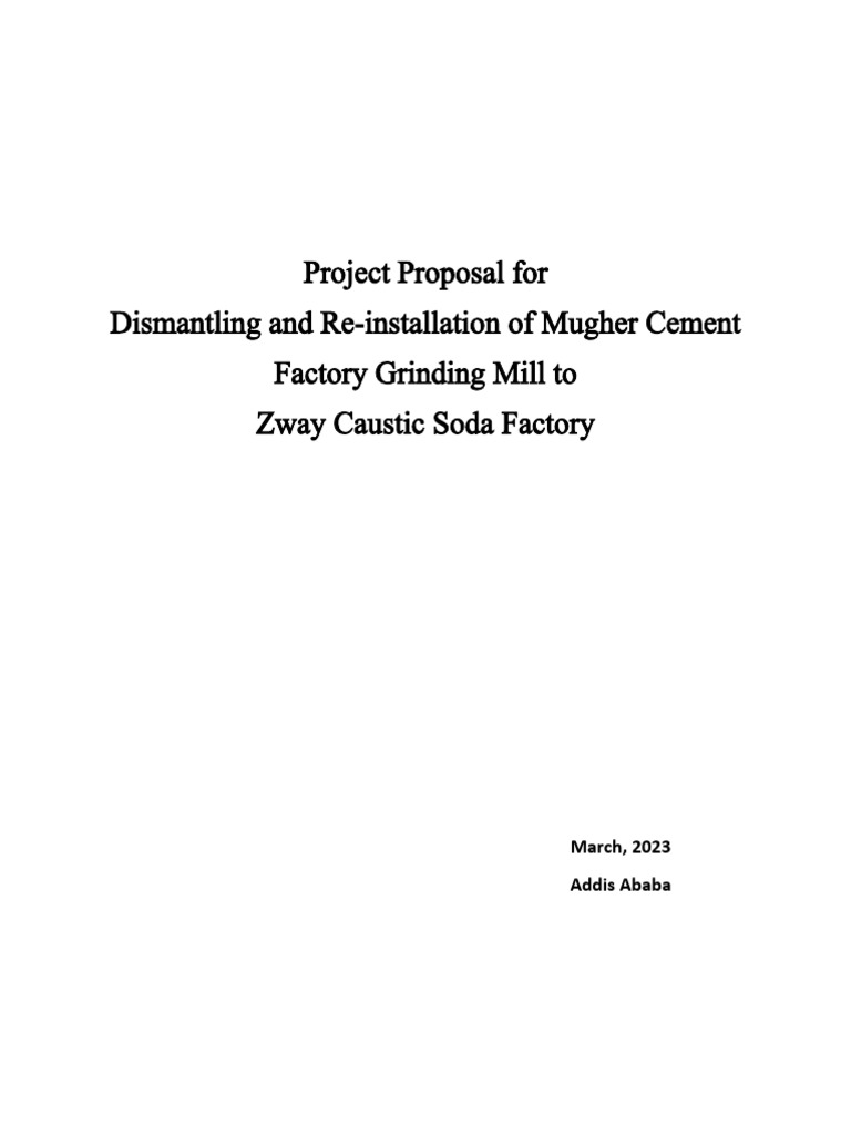 Fundamental of PM PROJECT PROPOSAL E.G | PDF | Lime (Material) | Limestone