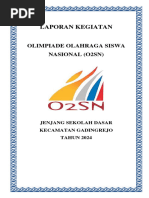 Edaran Pelaksanaan O2sn 2025 | PDF
