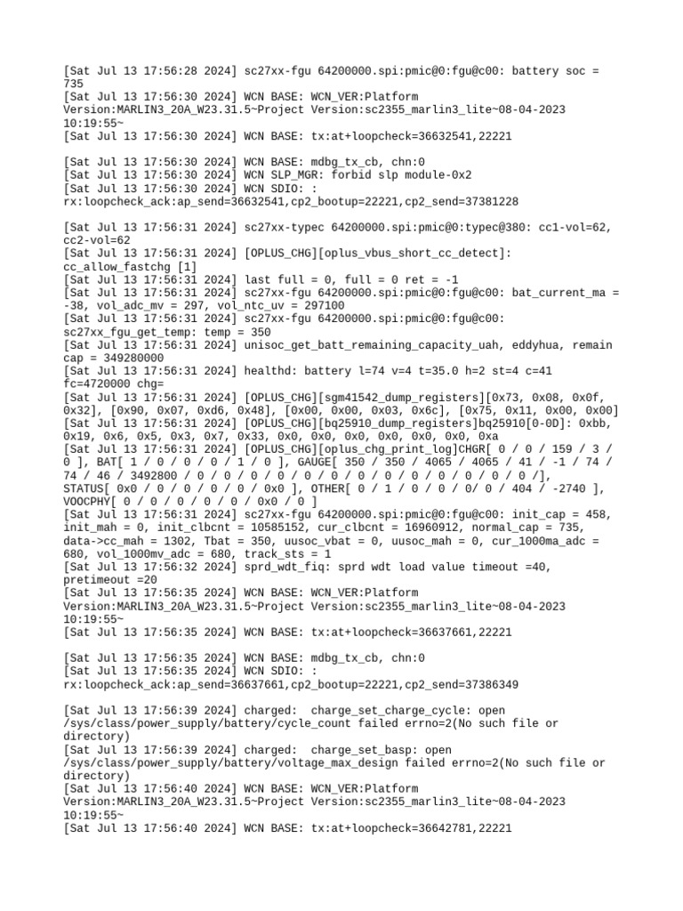 Standby Kernel Log 2024 0713 184640 | PDF | Electric Power | Electricity