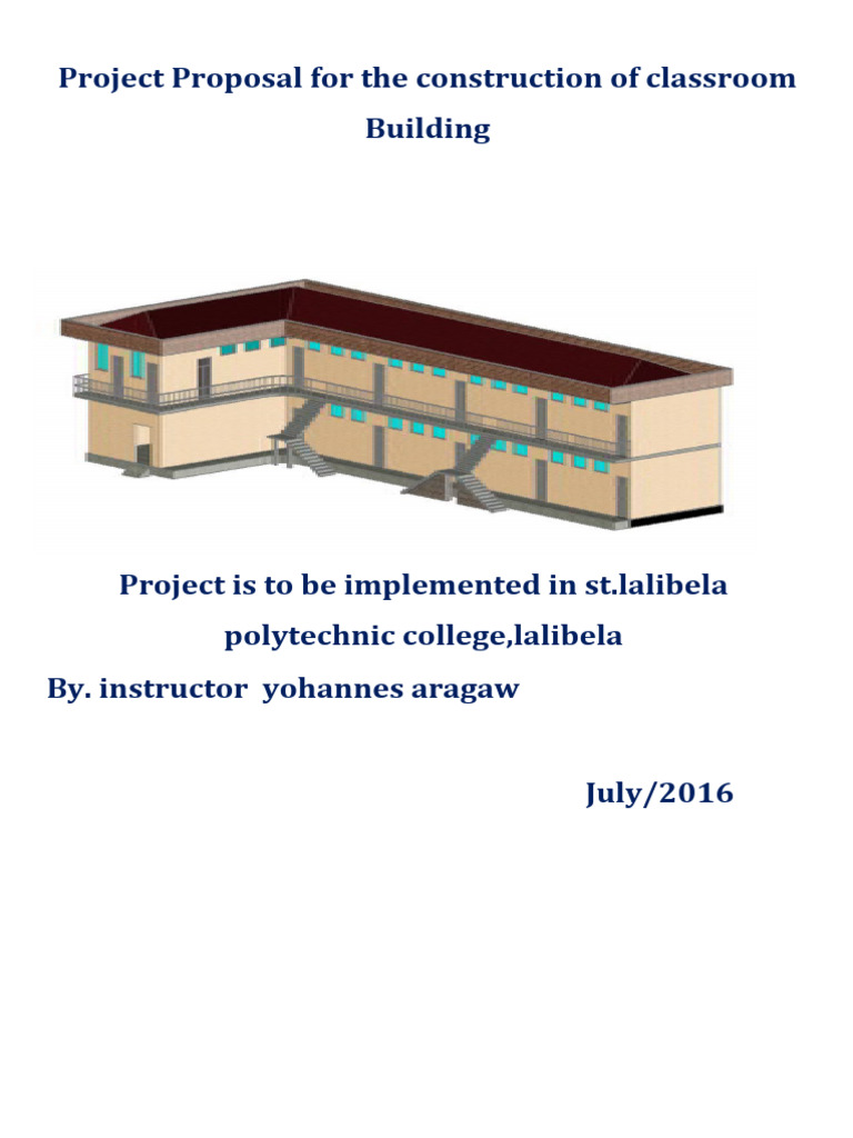 Project Proposal On Building Construction | PDF | Expense | Depreciation
