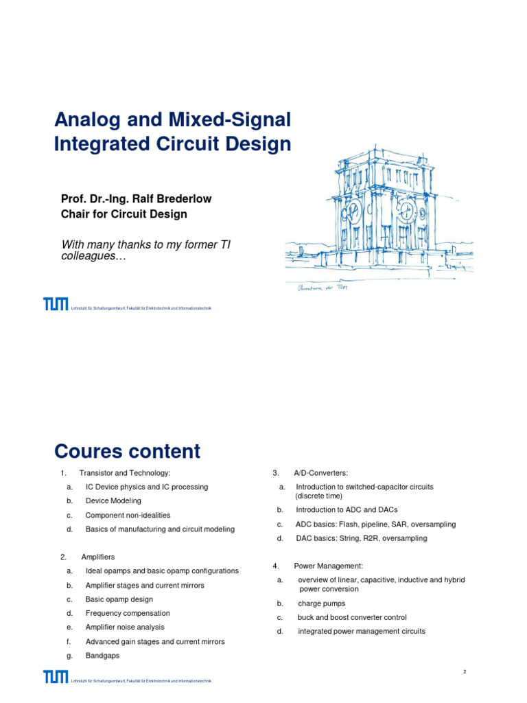 1 Analog Integrated Circuit Design Technology Revised Pdf Mosfet Field Effect Transistor