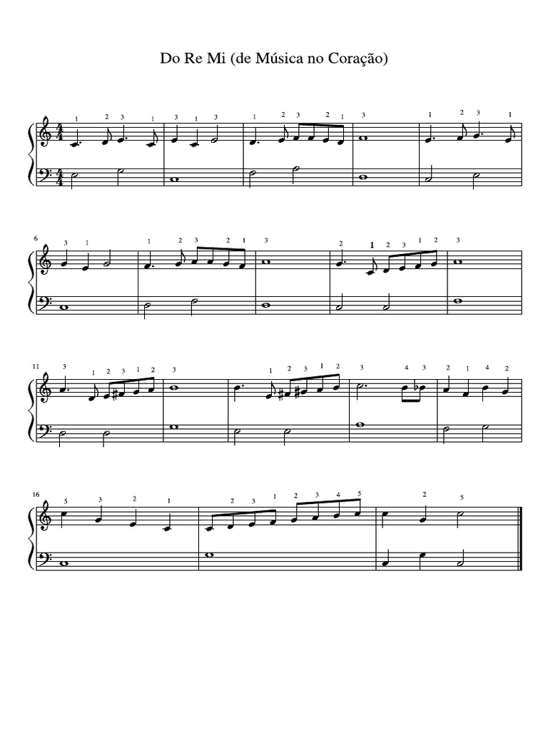 Do Re Mi (SoundOfMusic) | PDF