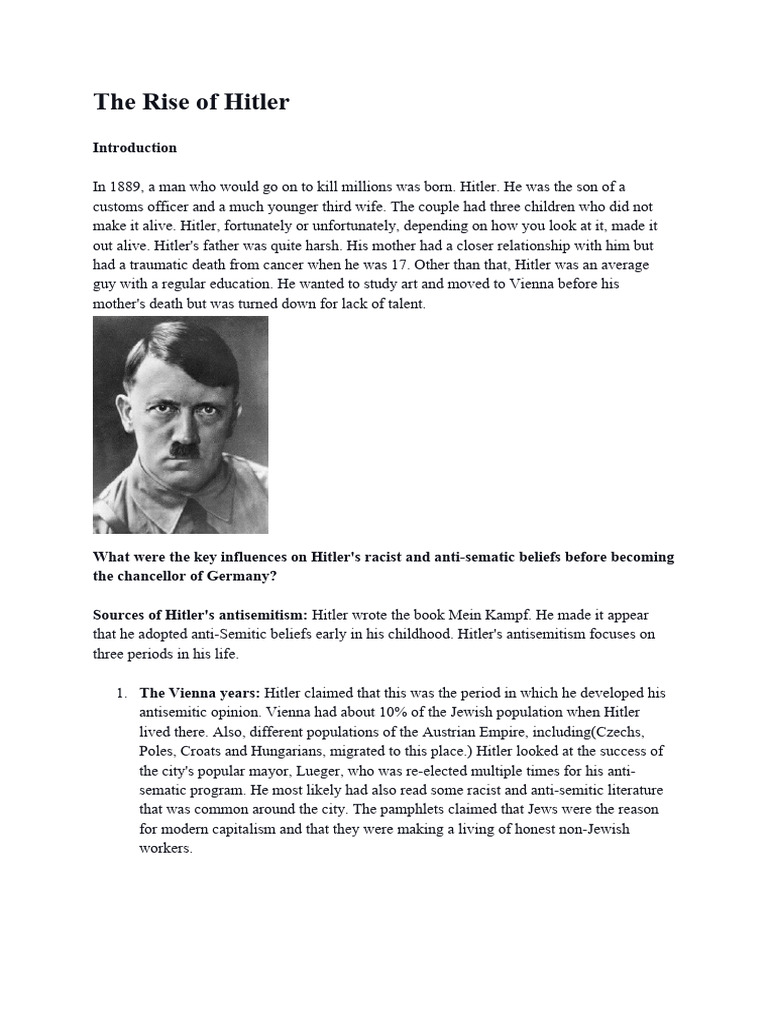 WW2 Assignment Script (Example) | PDF | Nazi Germany | Adolf Hitler