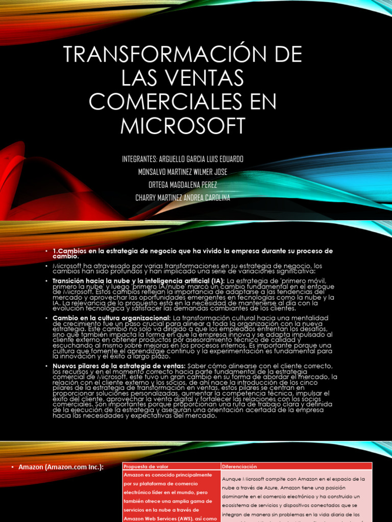 Equipo 4. Presentacion Caso 1 - Marketing Integral | PDF | Apple Inc. | Microsoft