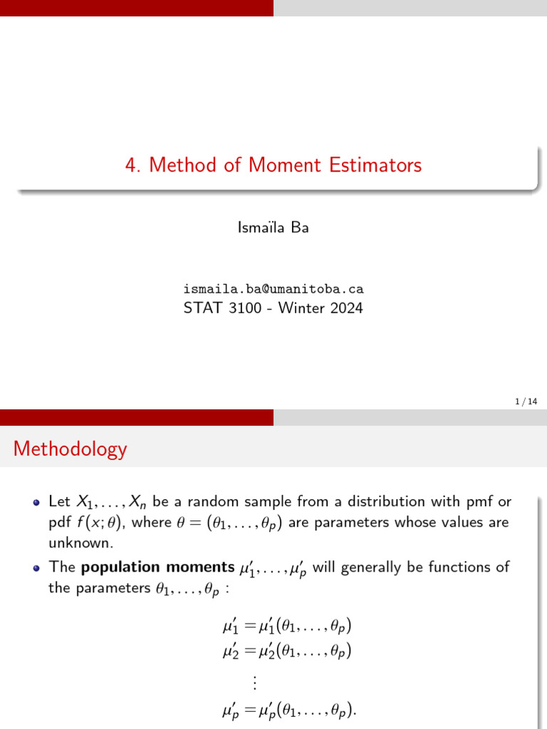 chap4 | Download Free PDF | Estimator | Bias Of An Estimator
