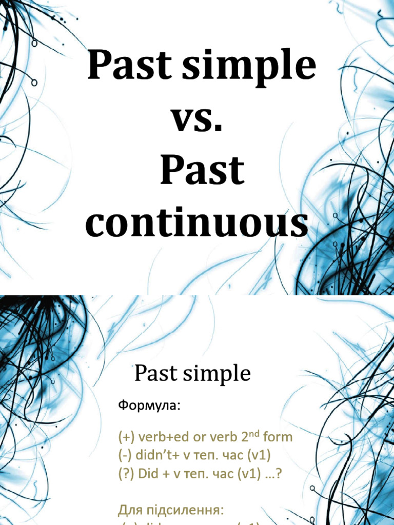 Past-Simple-Vs-Past-Continuous-Past Perfect-Past Perf Cont | PDF