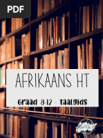 Graad 9 Afrikaans EAT Kom Ons Oefen Die Infinitief | PDF