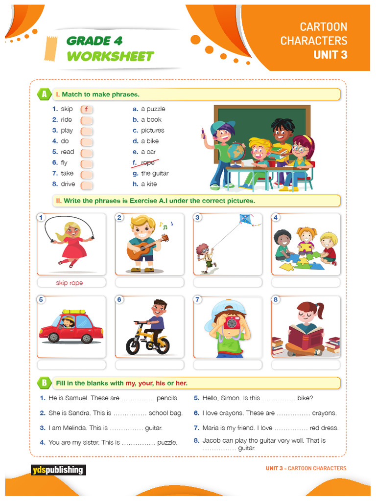 Grade 4 Online Worksheet Unit 3 | PDF
