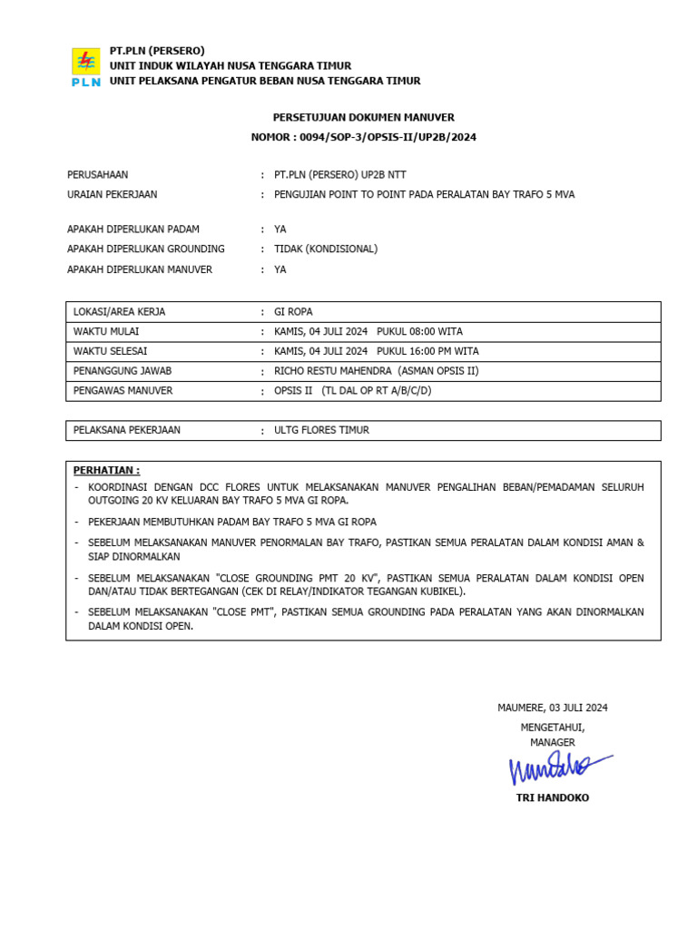 (04!07!2024) Bay Trafo TFT GI Ropa | PDF