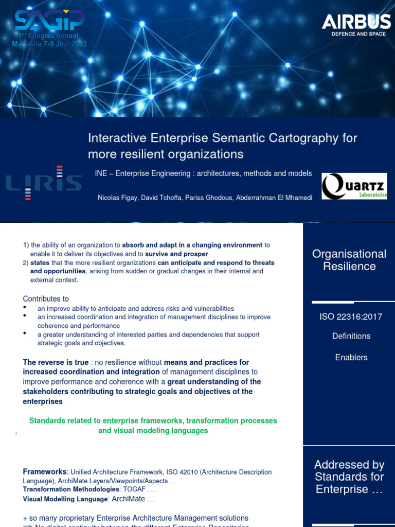Interactive Enterprise Semantic Cartography For More Resilient ...