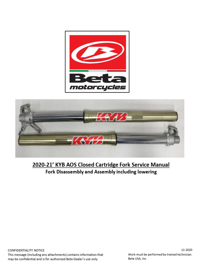 Suspension KYB AOS Manual Final | PDF | Home & Garden | Technology & Engineering