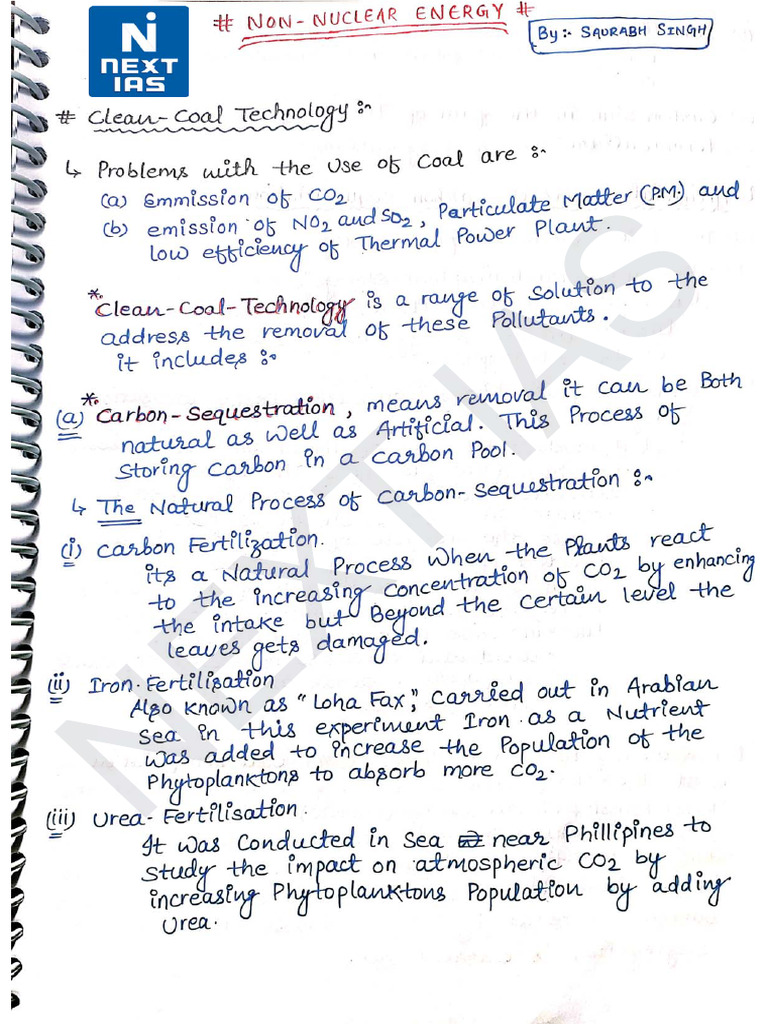 Non Nuclear Energy | PDF