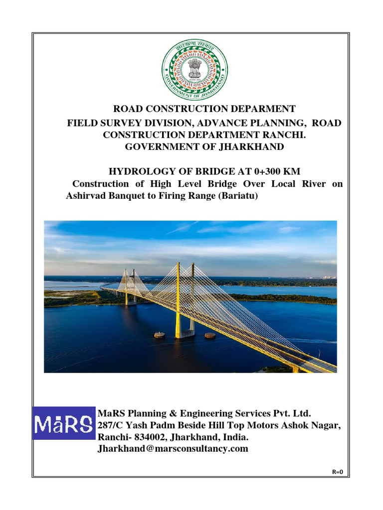 R 2 - Hydrology of Bridges 300 M of Melitary Fire Range | PDF | Discharge (Hydrology) | Earth ...