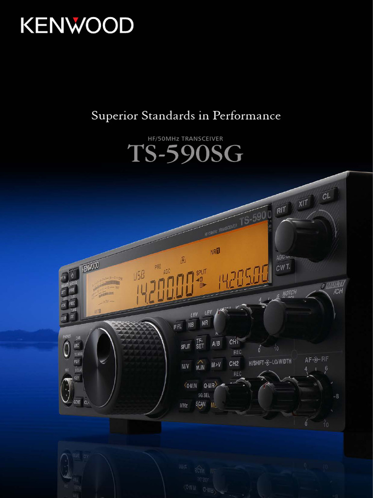 TS-590SG Brochure V1 | PDF | Digital Signal Processing | Filter (Signal ...