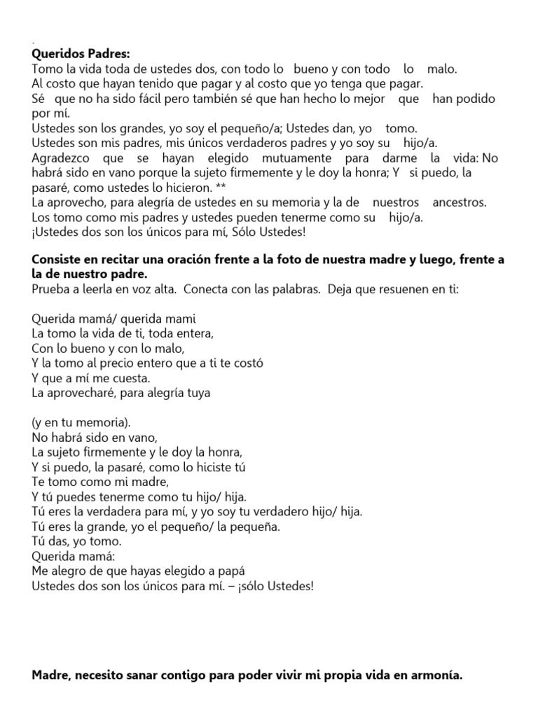 Toma de Los Padres - Querida-Mama | PDF | Depresión (estado de ánimo) | Las emociones