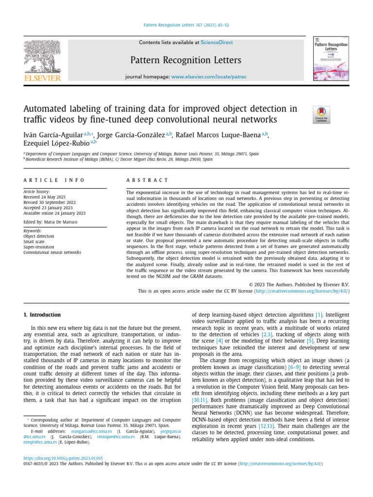 Iván García Aguilar Automated Labeling of Training | PDF | Artificial Neural Network | Computer ...