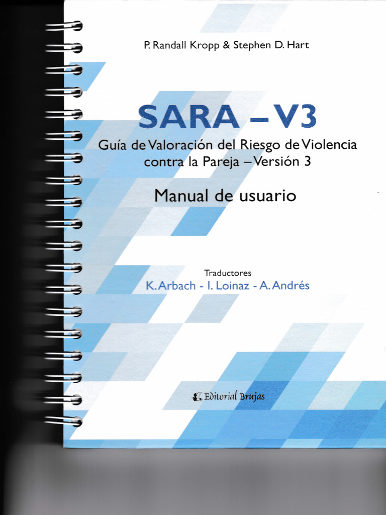 Sara v3 Guía de Valoración Del Riesgo de Violencia Contra La Pareja ...