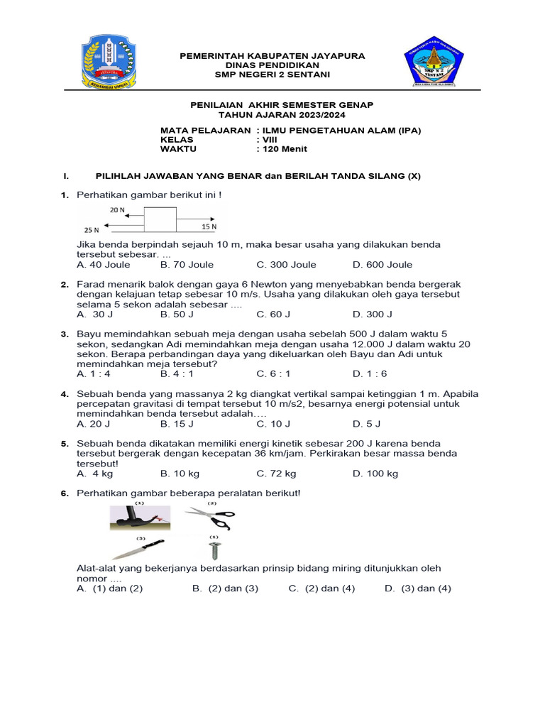 Soal Pat Genap Kelas 8 | PDF | Seni