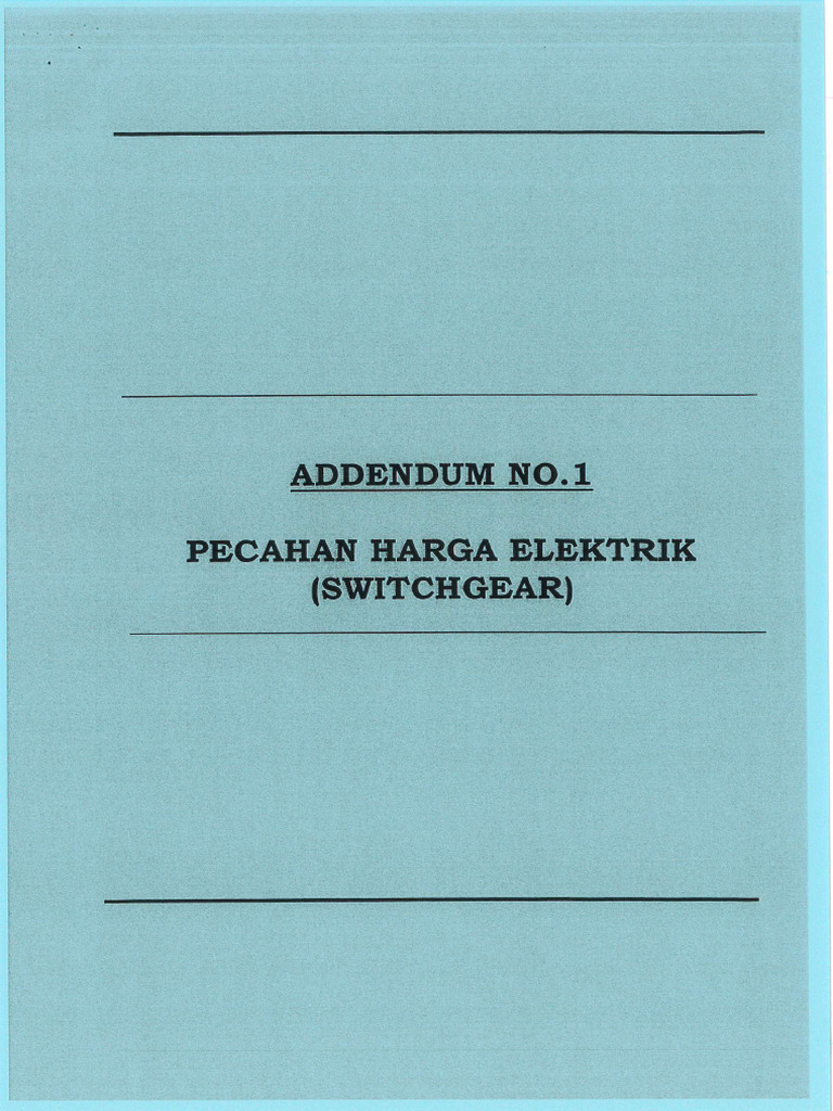 ADDENDUM NO 1_UTM | PDF