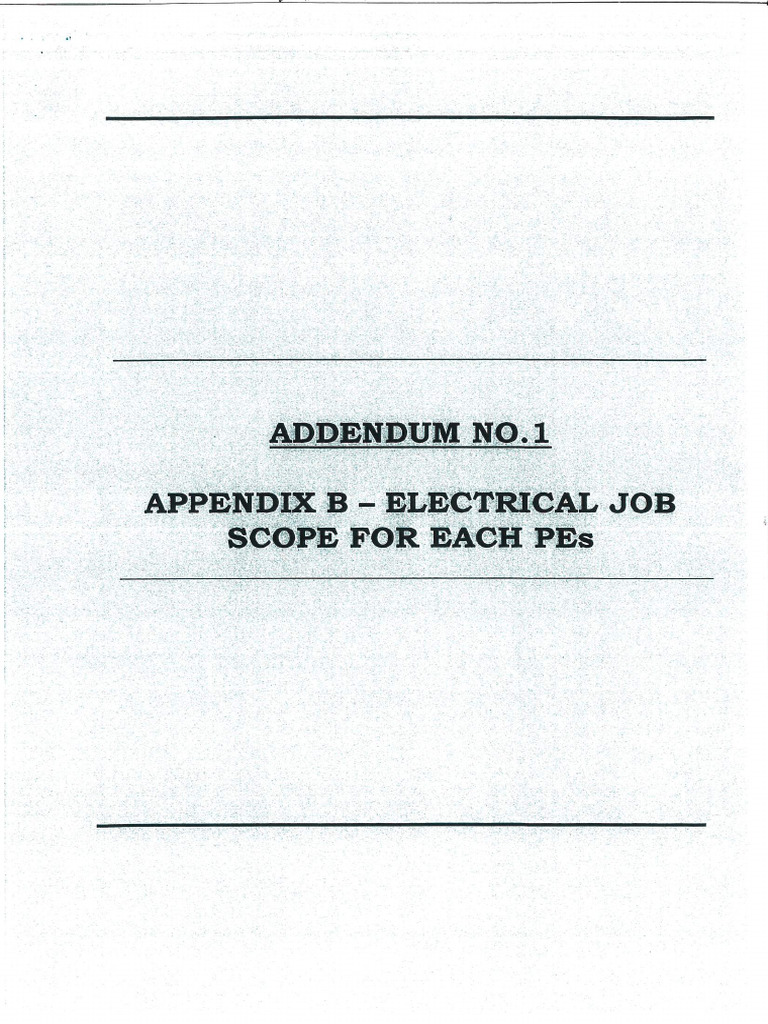 ADDENDUM NO 1-APPENDIX 2 | PDF