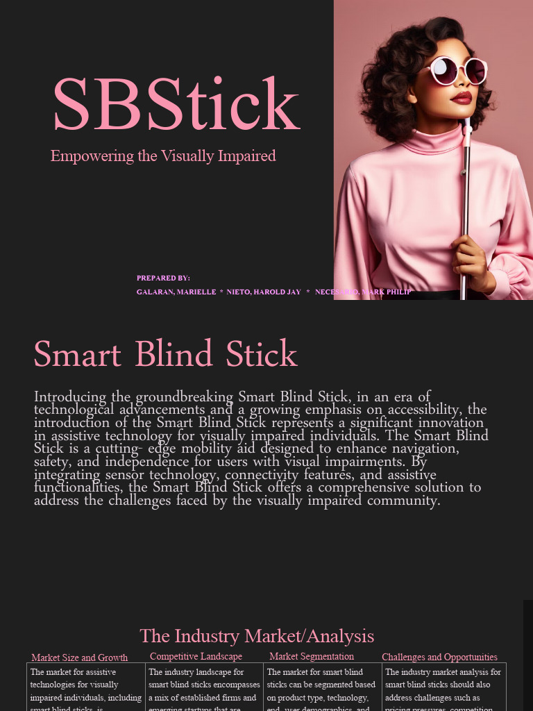 Smart Blind Stick: Empowering the Visually Impaired | PDF | Supply ...