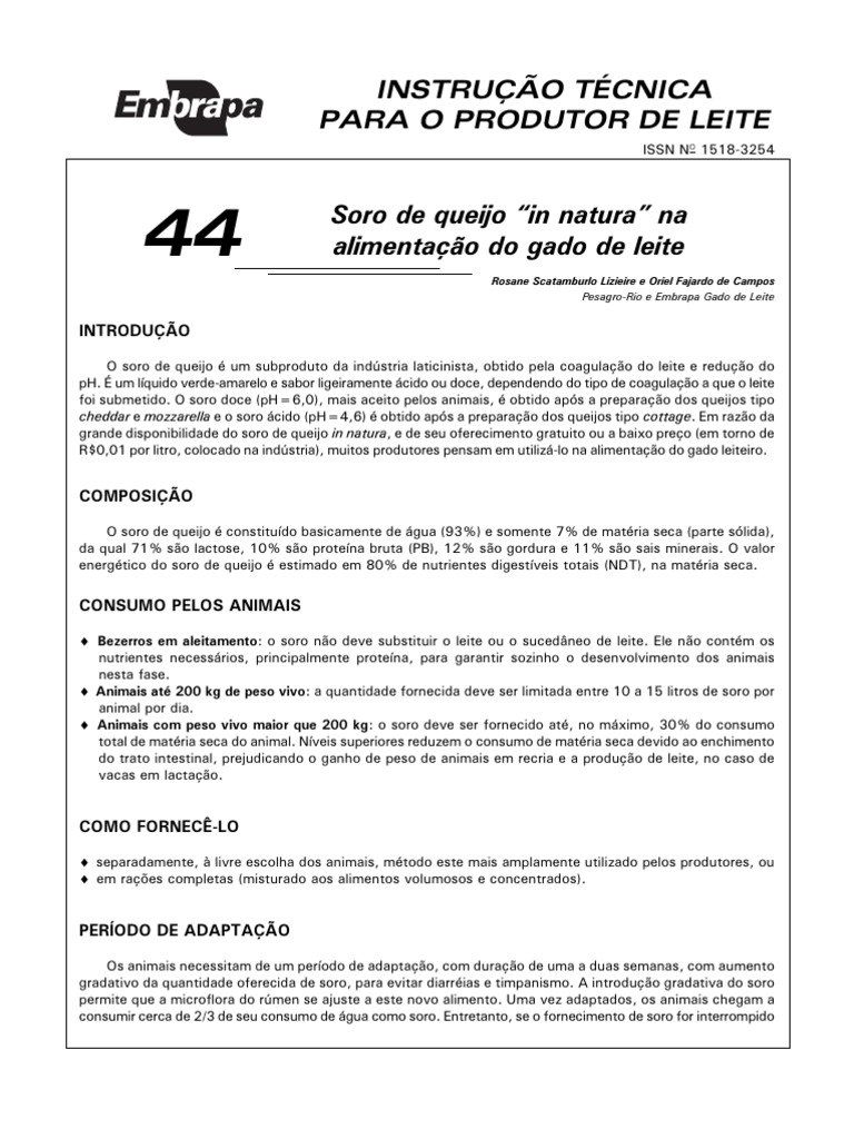 Documento de Texto Codificado | PDF | Leite | Queijo