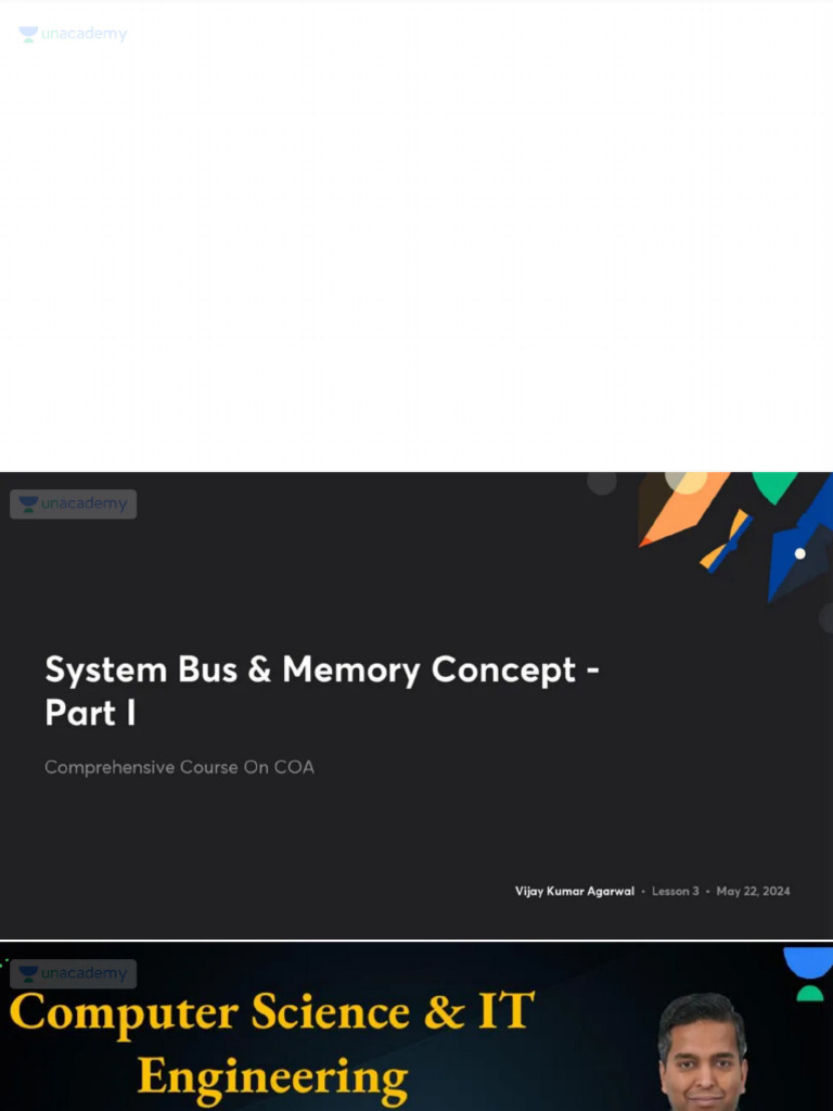 System Bus Memory Concept Part I With Anno | PDF System Bus Memory Concept Part I With Anno | PDF