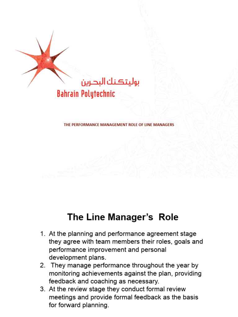 The PM Role of Line Managers DC2 | PDF