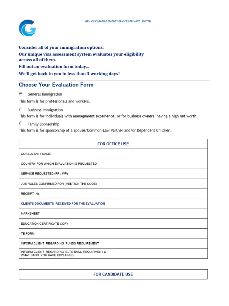 GMS Technical Evaluation TE Form | PDF | Academic Degree