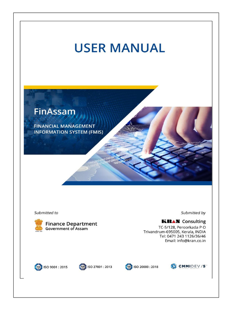 FinAssam User Manual (EPM FIRST SALARY DDO) | PDF | Software | Computing