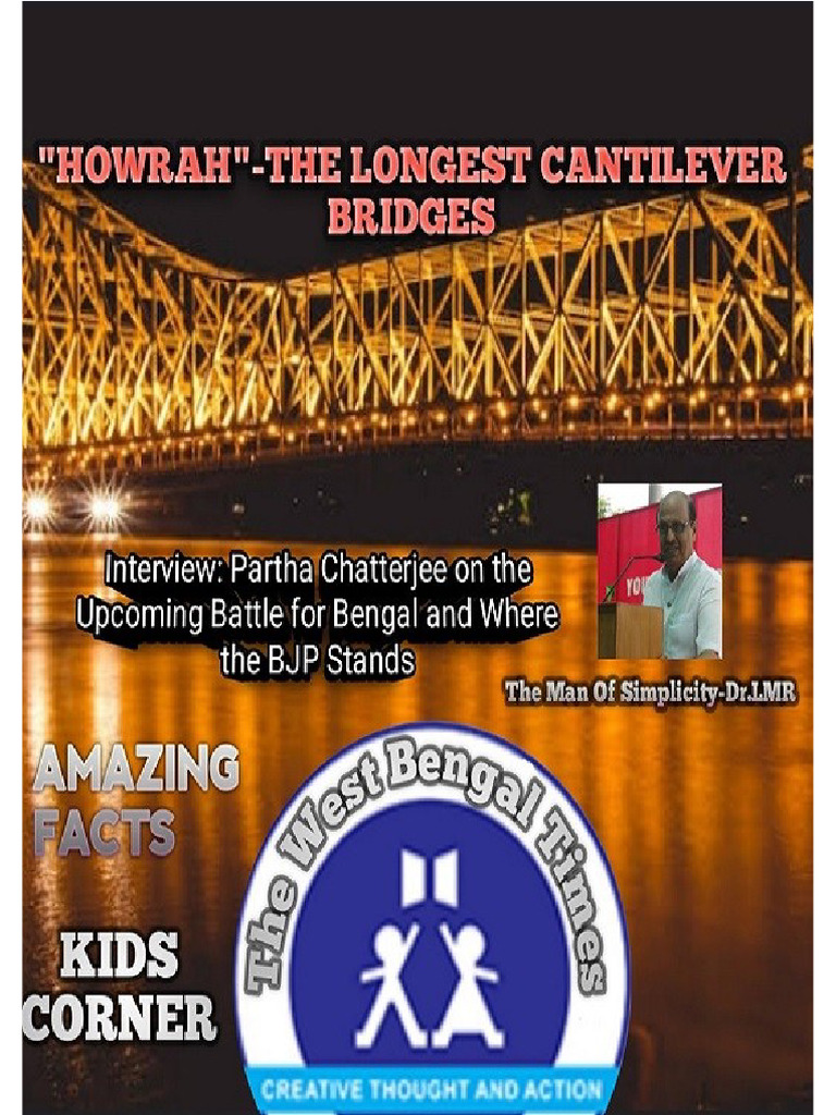 Howrah-The Longest Cantilever Bridges | PDF