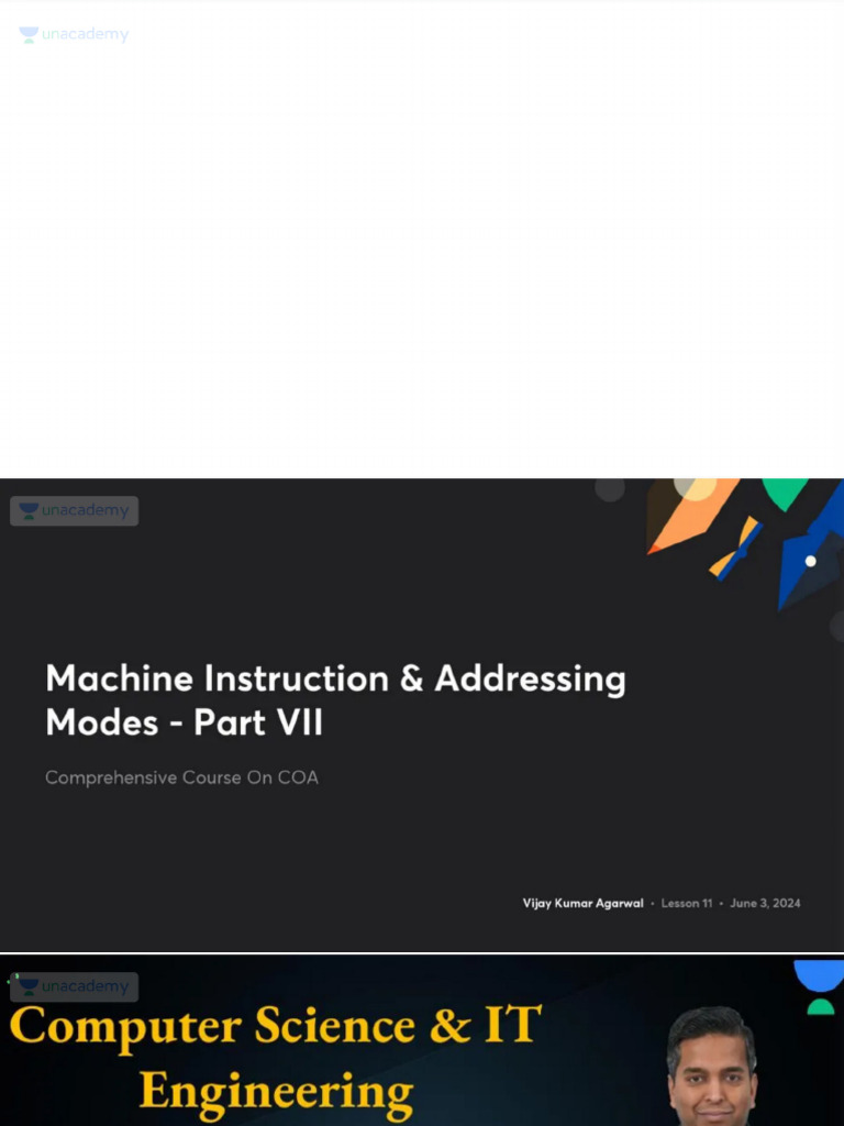 Machine Instruction Addressing Modes Part VII With Anno | PDF